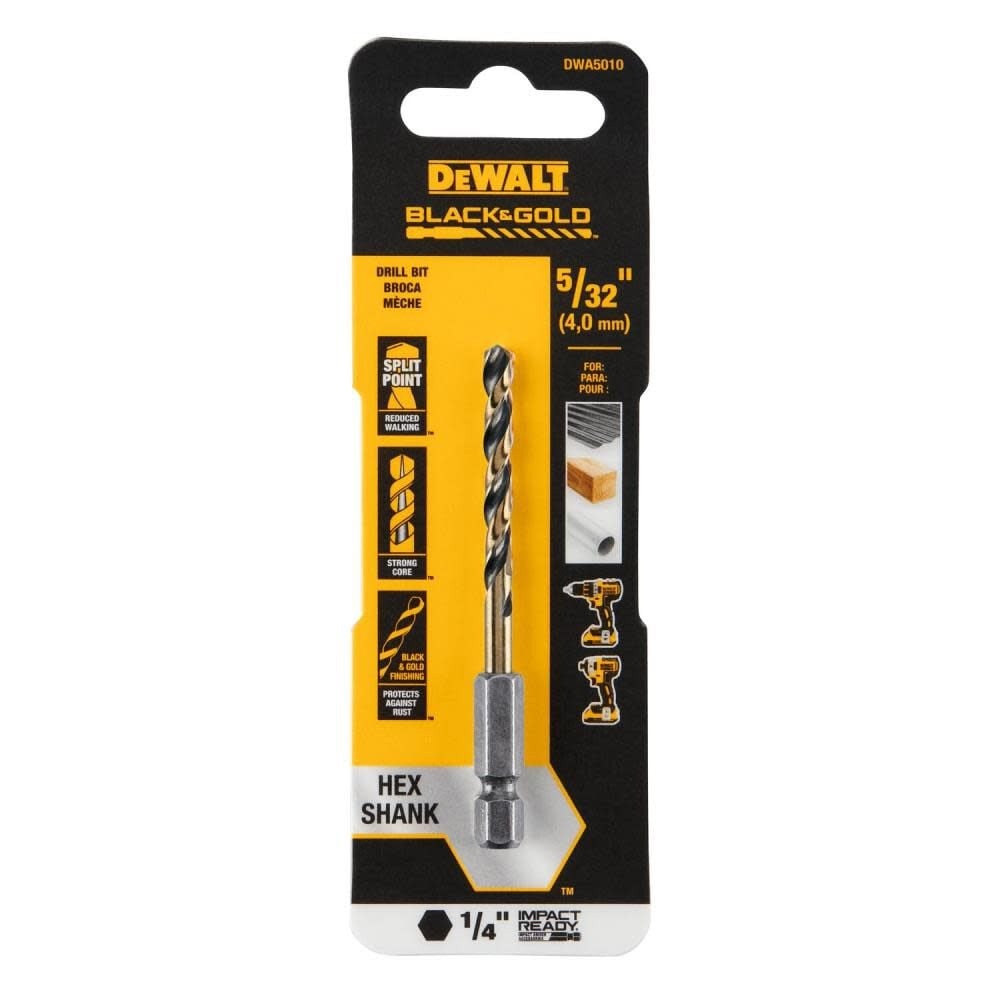 Broca Metal Madera / HEXAGONAL / 5/32" / DEWALT-Tabla-3 ...